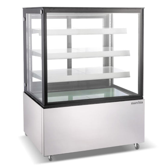 Marchia MBT36-ST 36" Straight Glass Refrigerated Bakery Display Case ...